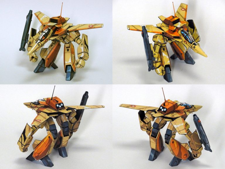 Macross/Robotech Model Kit with Classic 80s Cel-shaded Paint Job | Geek ...