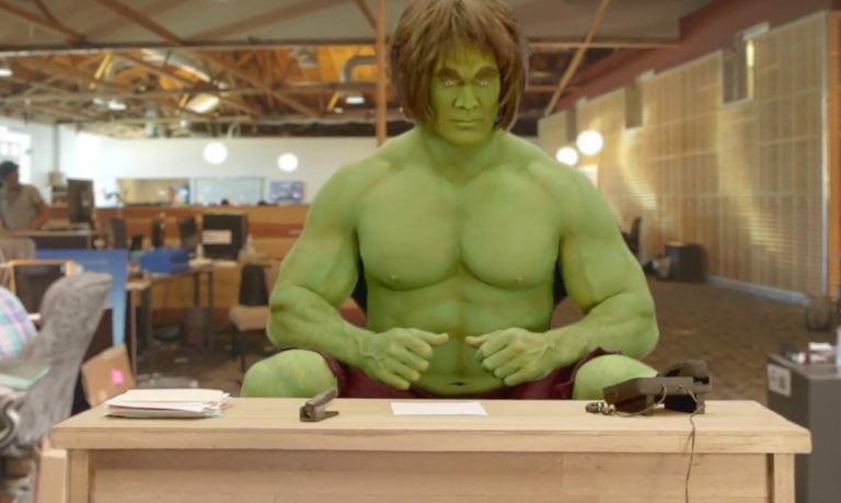 Hulk at the Office | Geek Culture