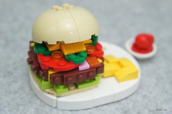 Japanese Master Builder creates incredible looking food items with Lego ...