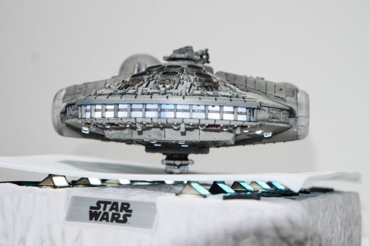 Geek Review: Magnetic Floating Millennium Falcon by Egg Attack | Geek ...