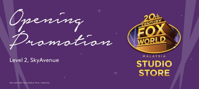 World's First Fox World Studio Store Comes To Malaysia In April 2018 ...