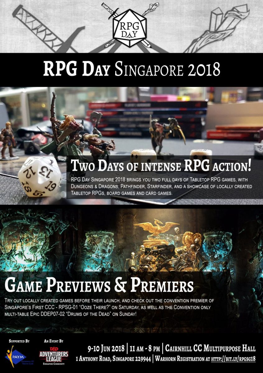 Bringing Communities and Creators Together On RPG Day 2018! | Geek Culture