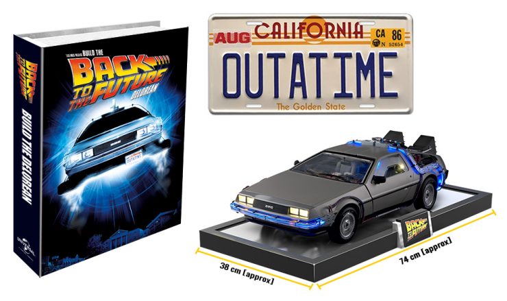 The Back to the Future 1:8 Scale Replica DeLorean Is Launching in ...