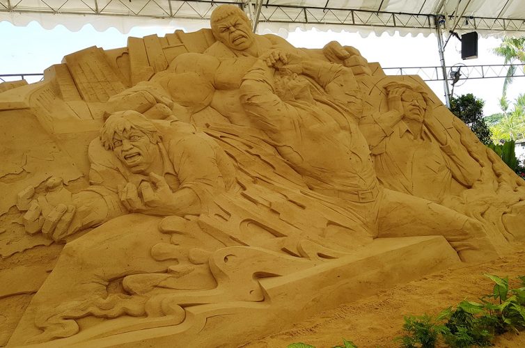 Marvel At 15 Superhero Sand Sculptures At The Sentosa Sandsation ...