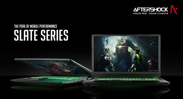 Aftershock Launches Slate Series Gaming Notebooks With Nvidia RTX ...