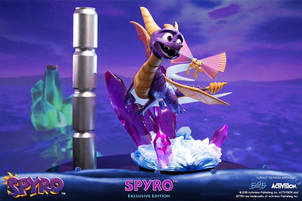 This Spyro The Dragon Resin Statue From First 4 Figures Is On Fire ...