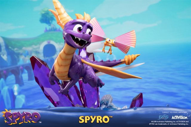 This Spyro The Dragon Resin Statue From First 4 Figures Is On Fire ...