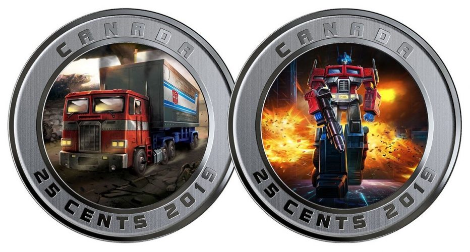 Royal Canadian Mint Rolls Out Official Transformers Optimus Prime Coins ...