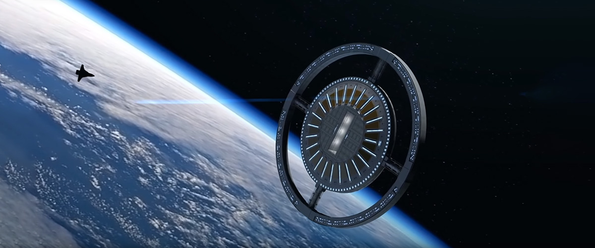 Interstellar Spinning Space Station
