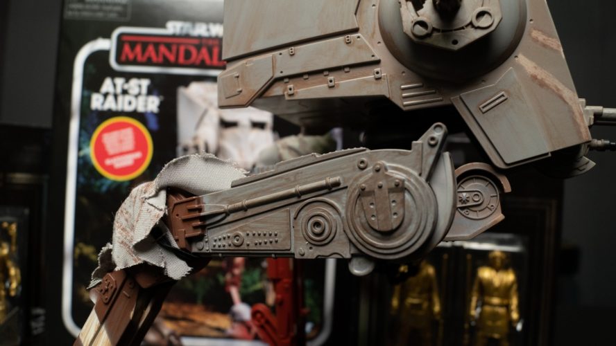 Unboxing The New Hasbro Star Wars AT-ST Raider & Golden Commemorative ...