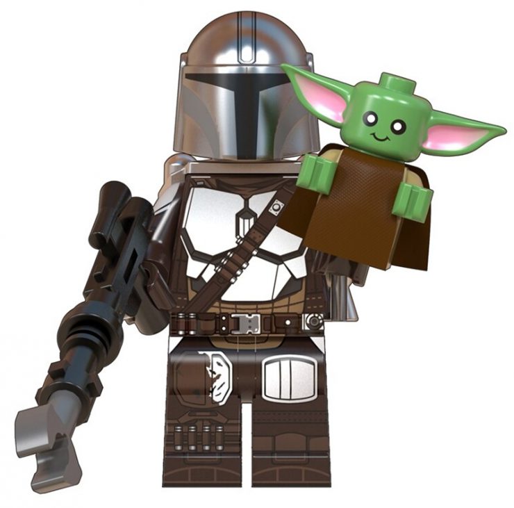 China Bootleg Mandalorian And Baby Yoda Minifigures Show LEGO The Way ...