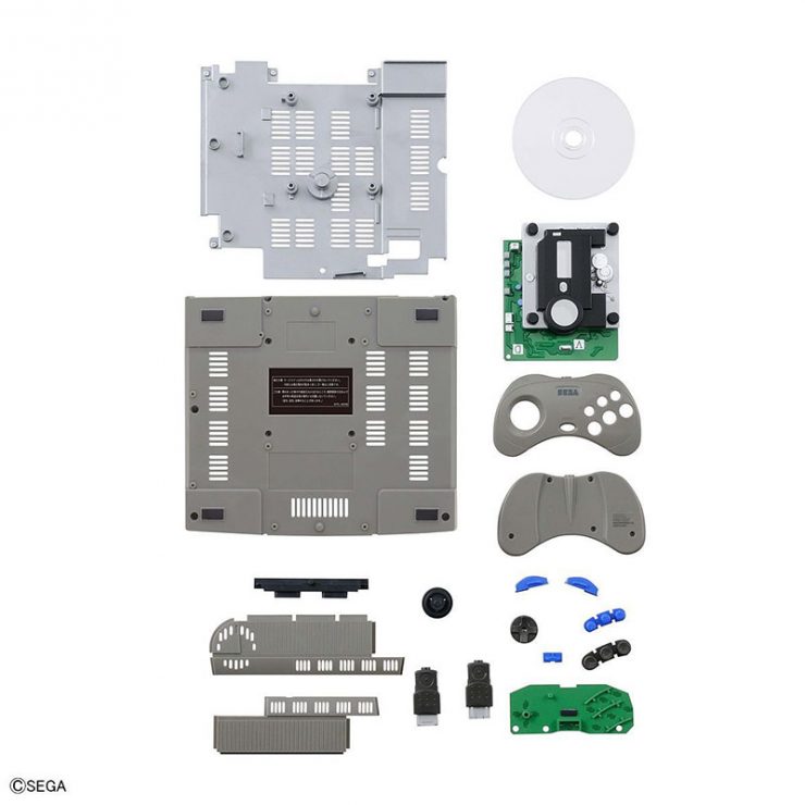 Build Your Own 2/5 Scale PlayStation & Sega Saturn Bandai Model Kits ...
