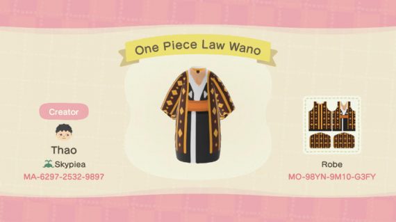 One Piece Outfits To Live The Pirate King Life In Animal Crossing: New ...