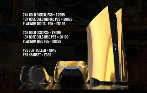 You Can Pre-Order This 24K Gold PlayStation 5 For US$10,000 | Geek Culture