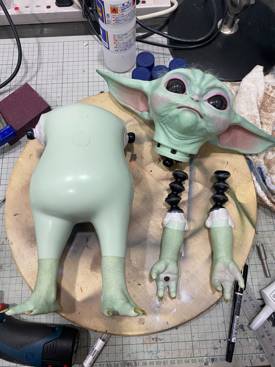 Singaporean Star Wars Fan Makes Sideshow's Baby Yoda Movable And The ...