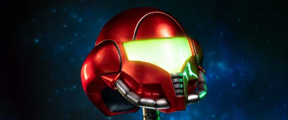 First 4 Figures' Life-Size Metroid Prime Samus Helmet Resin Statue ...