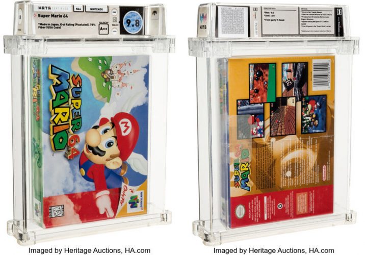 Sealed Super Mario 64 Copy Sold For US$1.5 Million, Breaking Legend of ...