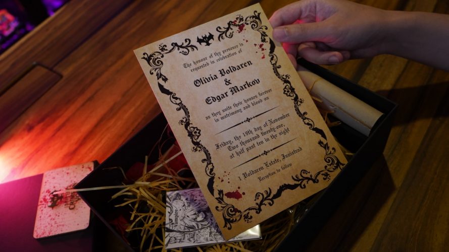 Unboxing Magic: The Gathering Crimson Vow's Exclusive Wedding Invite ...