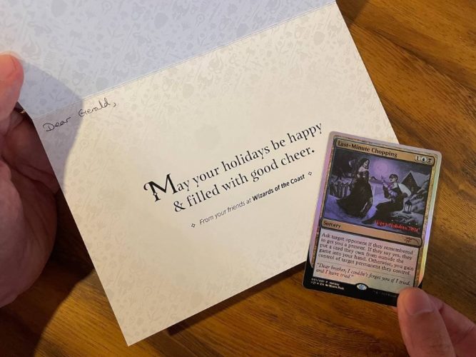 Check Out Magic: The Gathering's Christmas 2021 Promotional Card Drop ...