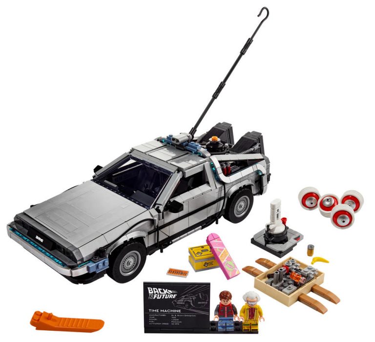 LEGO 10300 Goes 'Back to the Future' With DeLorean Time Machine + Light ...
