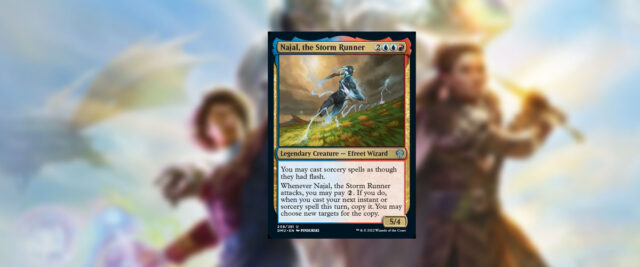 Magic: The Gathering — Najal, the Storm Runner Exclusive Card Preview | Geek Culture