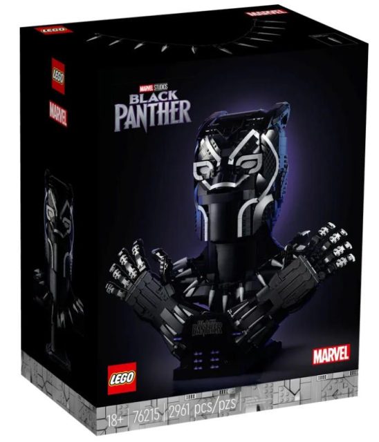 LEGO Unveils 2,961-Piece Black Panther "Wakanda Forever" Life-Size Bust ...