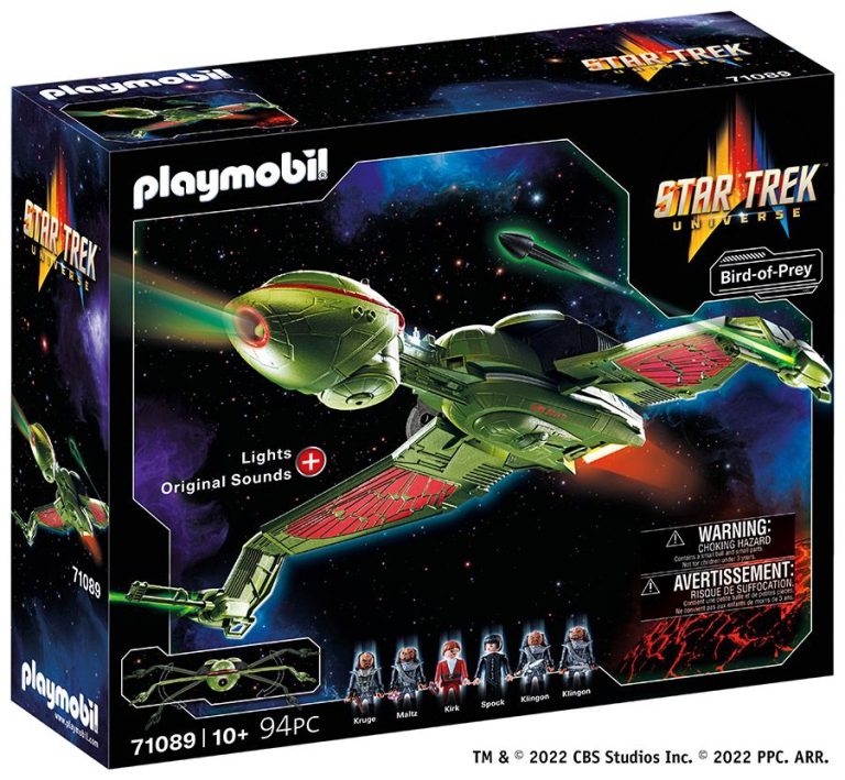 Red Alert! Playmobil Unveils Klingon Bird-of-Prey Star Trek Playset (71089)