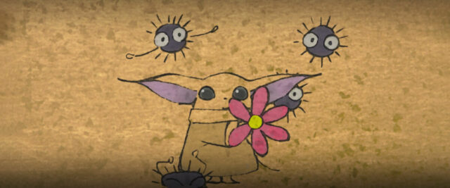 Lucasfilm Partners Studio Ghibli For Hand-drawn 'Star Wars' Grogu ...