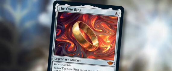 Forged Magic: The Gathering Tales of Middle-Earth "The One Ring" Card ...