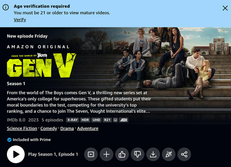 Amazon Prime Video Singapore Now Offers R21 Rating For 'The Boys', 'Gen ...