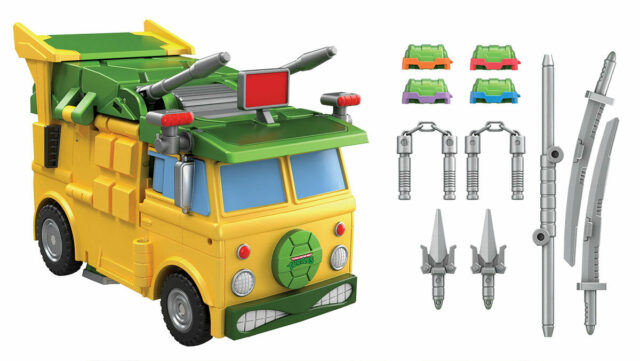 Hasbro Transformers x TMNT Crossover Turns The Party Wagon Into Your ...