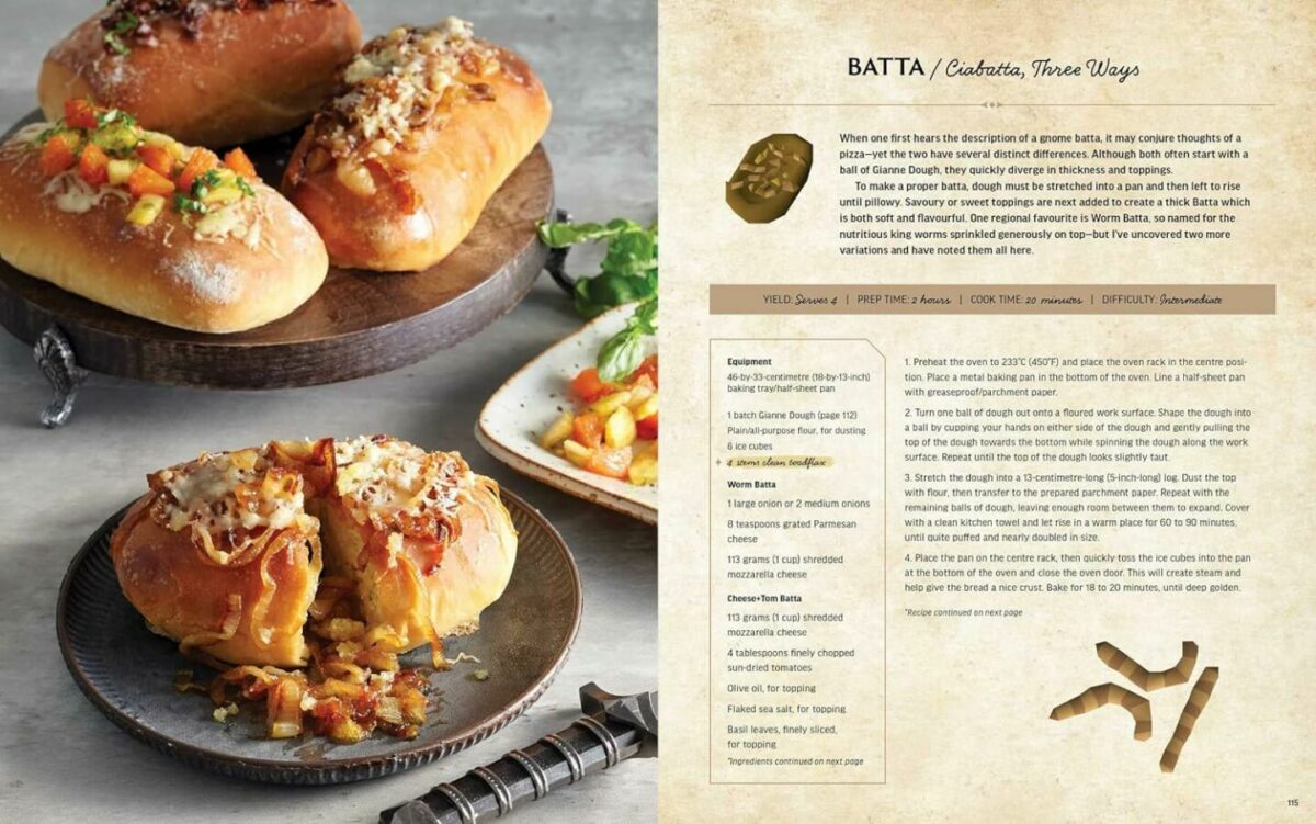 Official 'RuneScape' Cookbook Serves Over 50 Recipes And A Heavy Dose ...