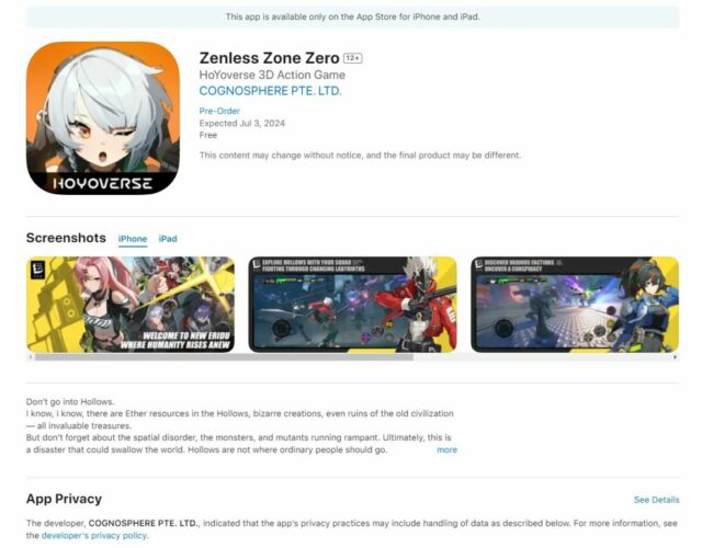 HoYoverse’s ‘Zenless Zone Zero’ Opens Pre-Registration, Reveals Release ...