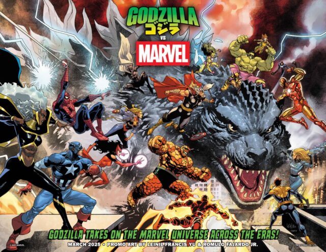 'Godzilla Destroys the Marvel Universe' Comic Pits Toho Titan Against ...