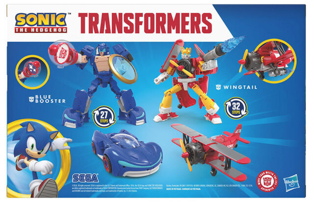 Hasbro Reveals First Looks At Transformers X Sonic The Hedgehog ...