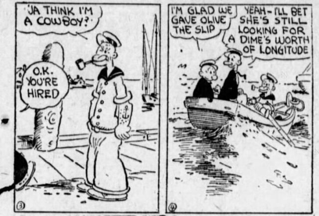Early Versions Of 'Popeye' And 'Tintin' Among Works Entering Public ...
