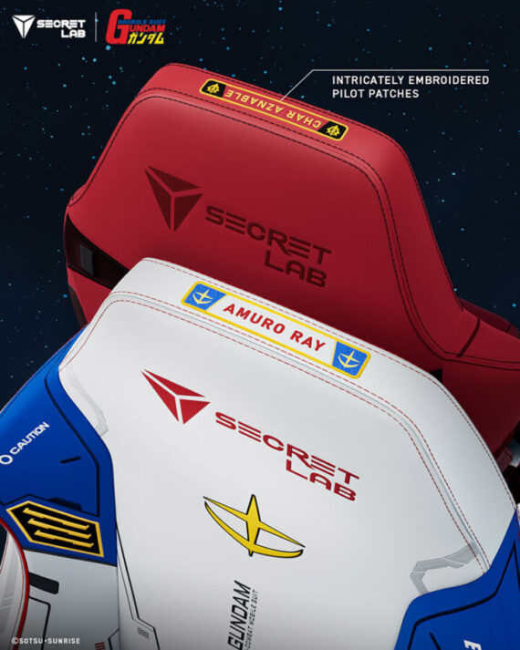 Secretlab Mobile Suit Gundam Collection Gives Your Titan Evo Chairs ...