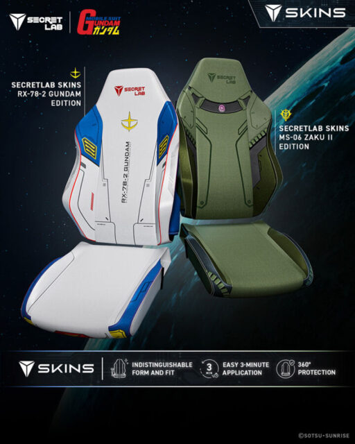 Secretlab Mobile Suit Gundam Collection Gives Your Titan Evo Chairs ...