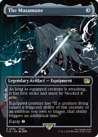 Magic: The Gathering – Final Fantasy ‘The Masamune’ Card Preview | Geek ...
