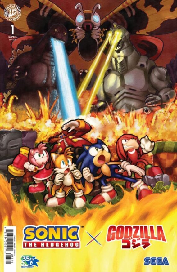 Sonic Faces Off Against The King Of Monsters In Godzilla Crossover ...