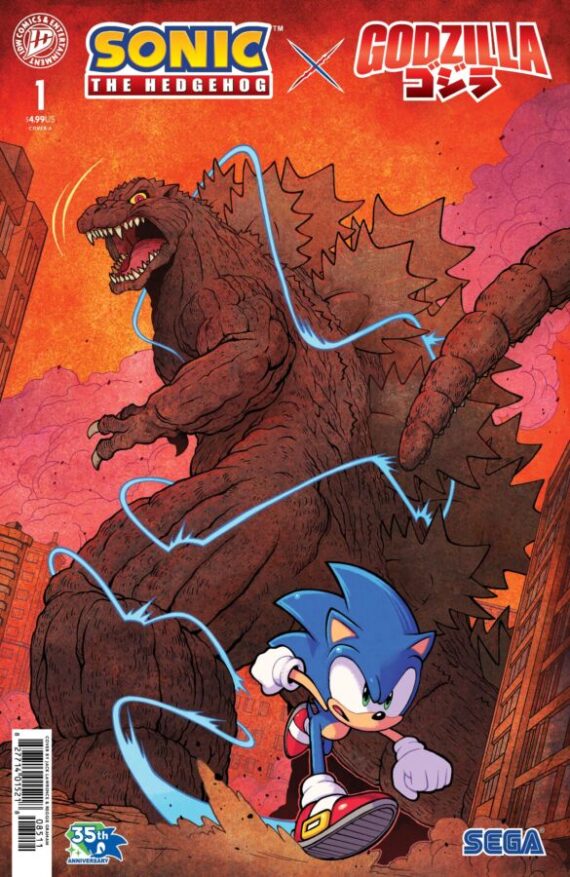 Sonic Faces Off Against The King Of Monsters In Godzilla Crossover ...