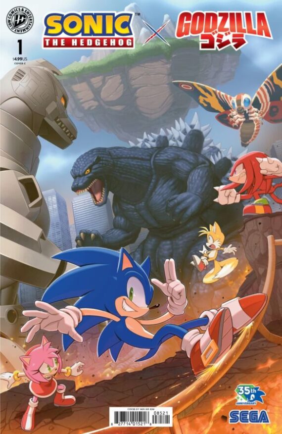 Sonic Faces Off Against The King Of Monsters In Godzilla Crossover ...