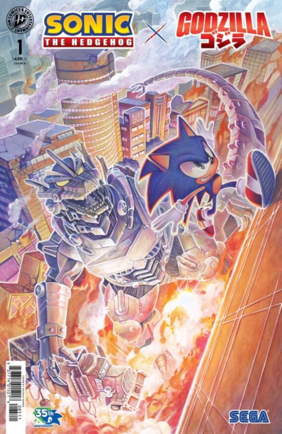 Sonic Faces Off Against The King Of Monsters In Godzilla Crossover ...