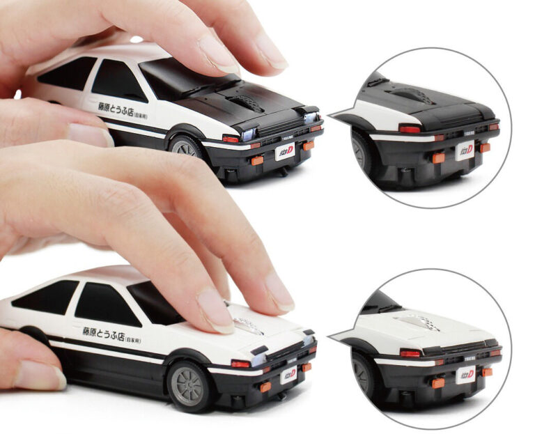 'Initial D' Wireless Mouse With Headlights Let You Scroll At Top Speed ...